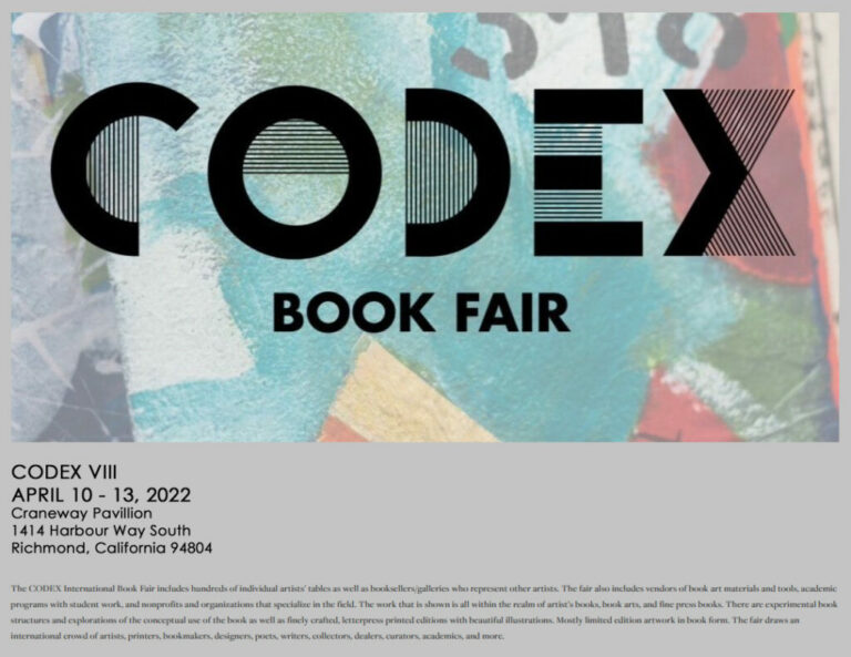CODEX Book Fair - Éditions Verdigris